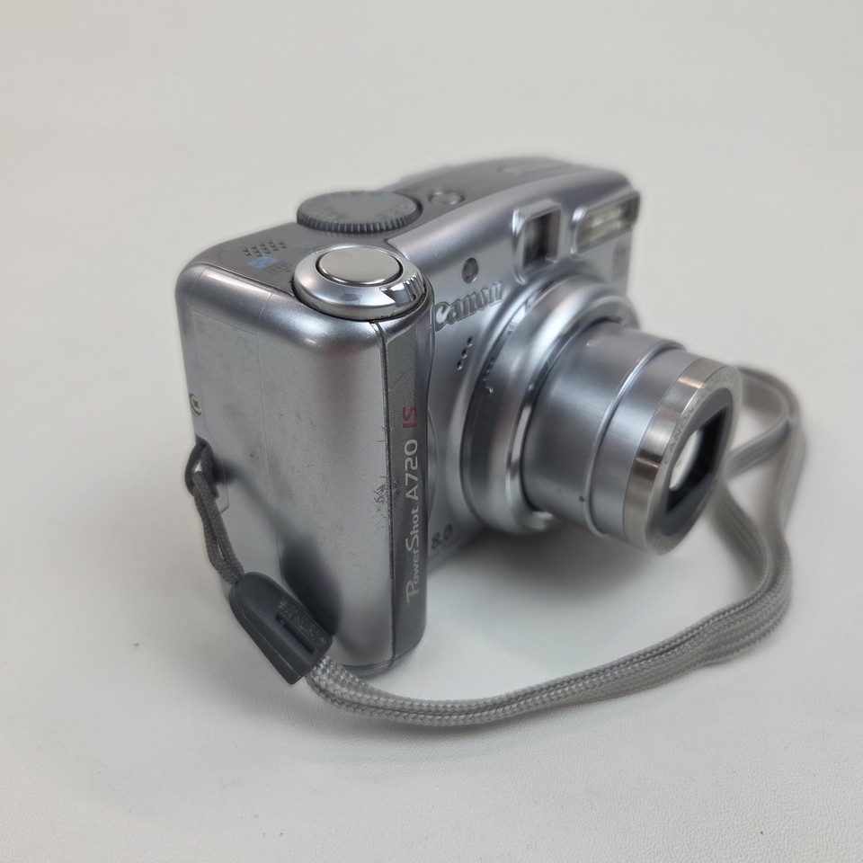 Canon PowerShot A720 IS 8MP Digital Camera w/ Cords Manual 4GB SD Card ...