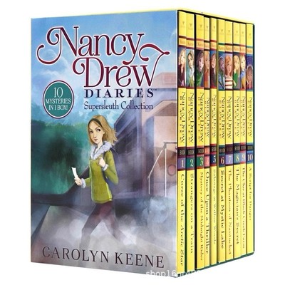Nancy Drew Diaries Supersleuth Collection 10 Books Boxed Set Kids Gift ...