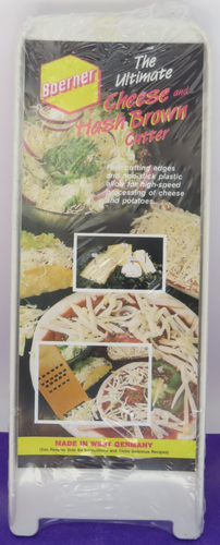 Boerner The Ultimate Cheese & Hash Brown Cutter New Sealed Made In West ...