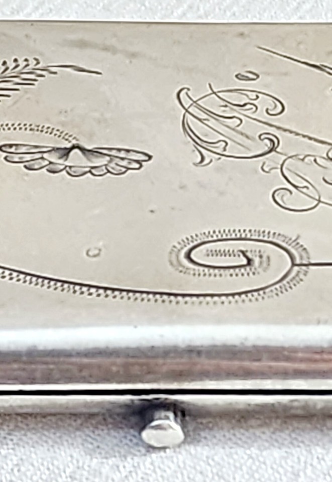 Rare Antique Cigarette case Silver 84 (875) Russian Empire 1910 ...