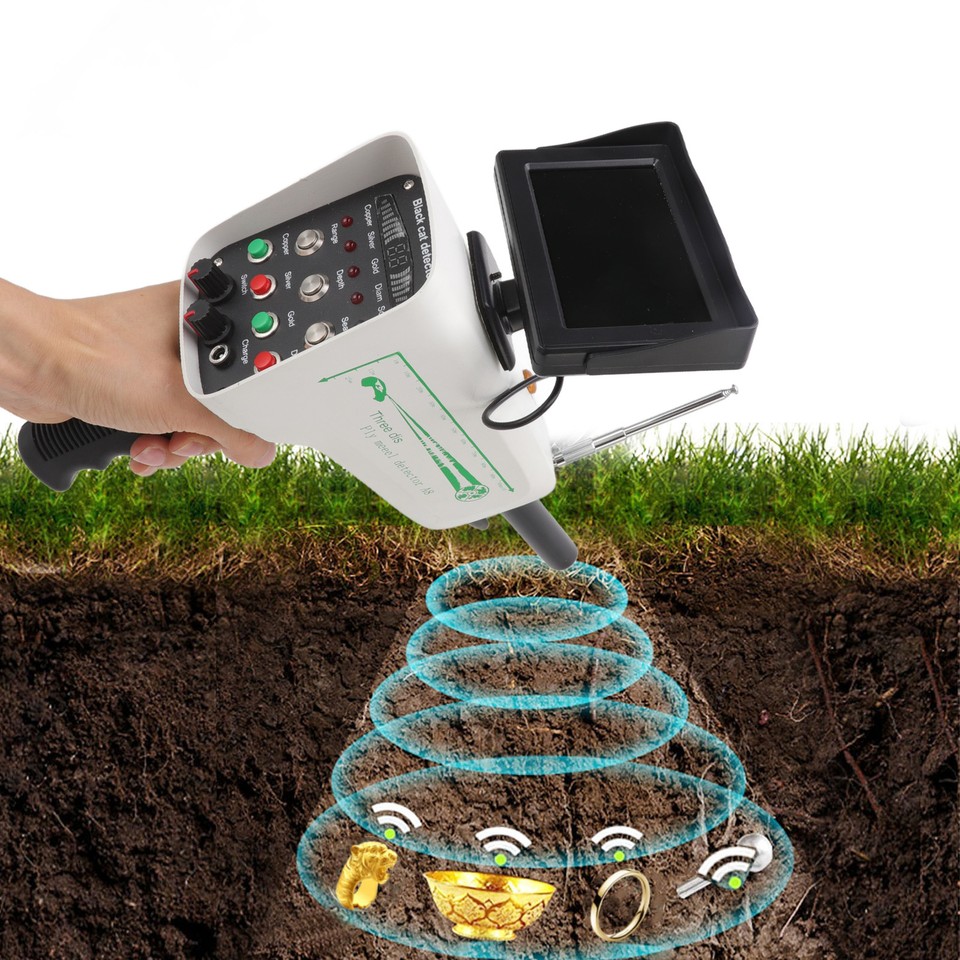 30m Depth Metal Locator 1000m Range Underground Metal Detection Finder ...
