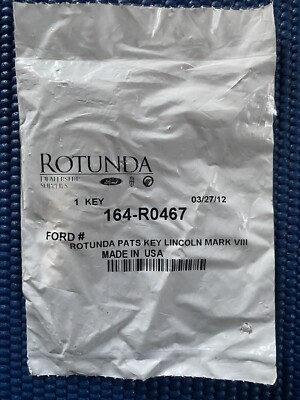164-R0467 Rotunda OEM Lincoln PATS key | eBay