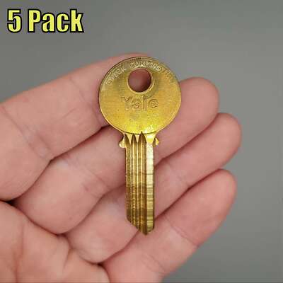5x Yale RN8 Key Blanks C4R Keyway Simplex Nickel Silver 5 Pin NOS | eBay