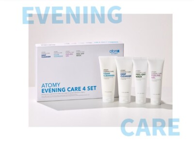 Atomy Evening Care 4Set Deep Cleanser Foam Cleanser Peeling Gel Peel-off Mask | eBay