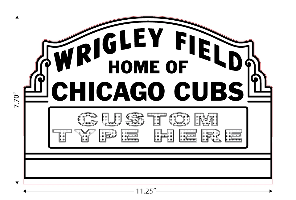 Wrigley Field Sign