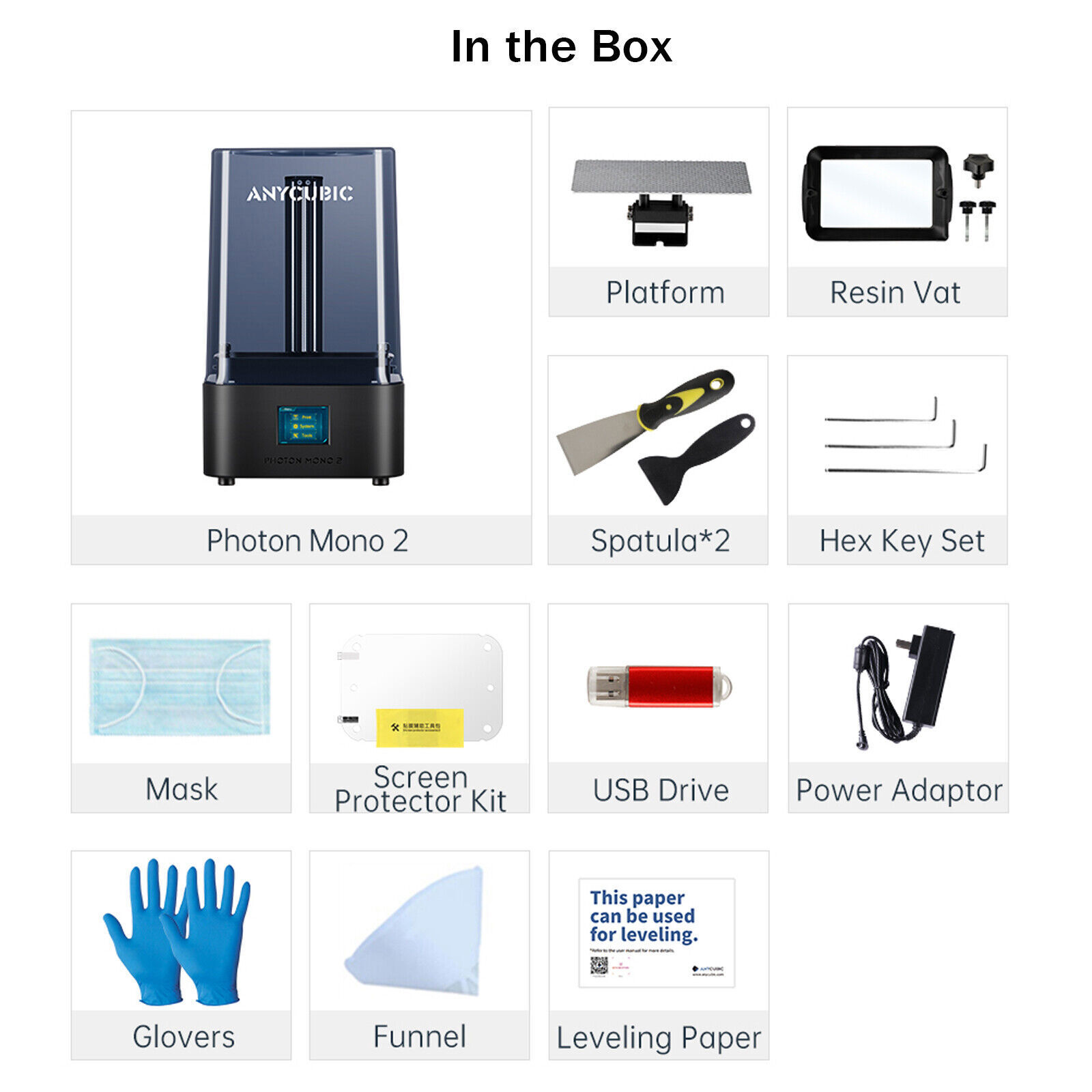 ANYCUBIC Photon Mono 2/ M3 Max/ M5s 12K LCD Resin 3D Printer/ Wash and ...