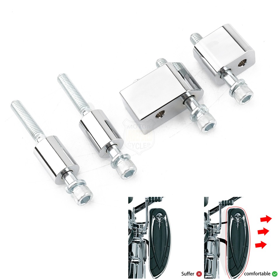 Driver Floorboard Extensions 1-1/4'' Kit For Harley Touring FLHT FLHR ...