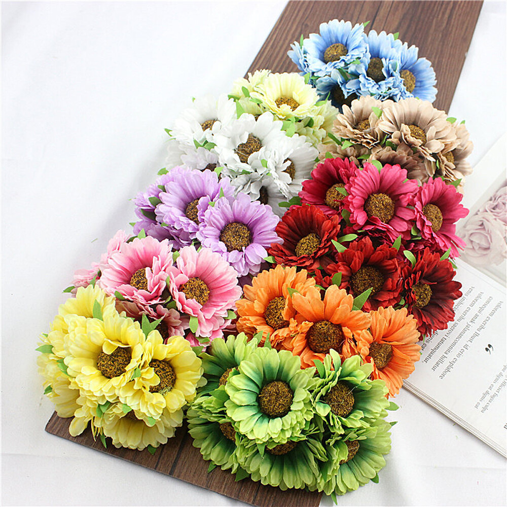 Gerber Daisy Decorations 3 Head Gerbera Daisy Flower Home Office