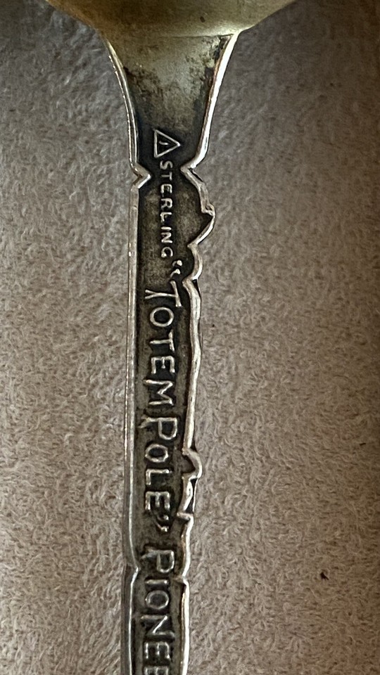 J Sterling Silver Totem Pole Pioneer Square Seattle Olympic Range ...