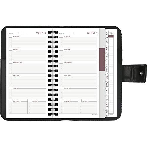 Day Runner Undated Windsor Refillable Planner, Black, 3 1/4" x 6 3/8 ...