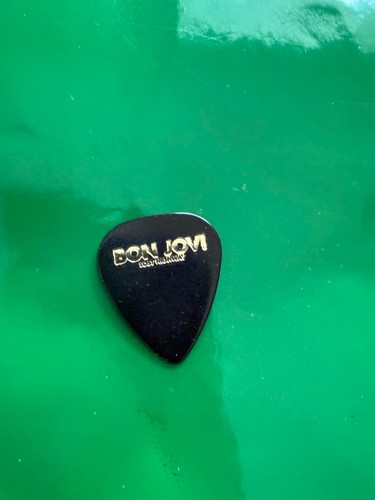 BON JOVI ))) guitar pick (one pick) - - - VERY RARE | eBay