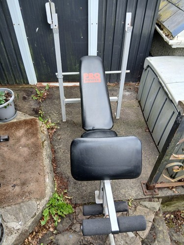 ADJUSTABLE BENCH WITH RACK, PREACHER PAD & LEG DEVELOPER | eBay UK