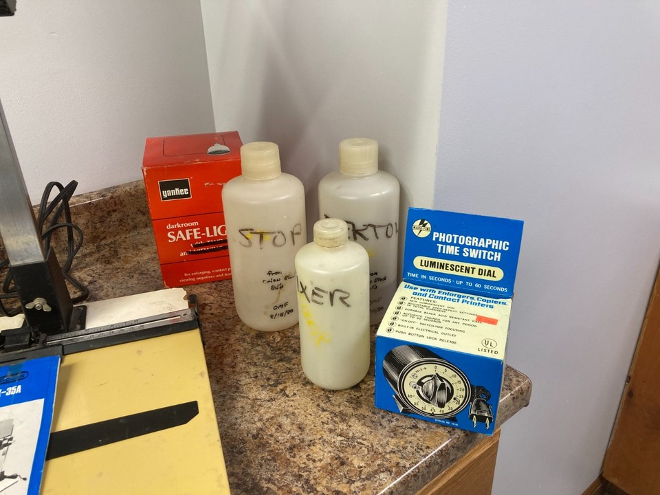 Complete darkroom film developing equipment and supplies | eBay