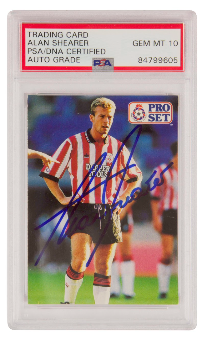 Alan Shearer Autographed Signed 1991 Pro Set Southampton Soccer Card - PSA