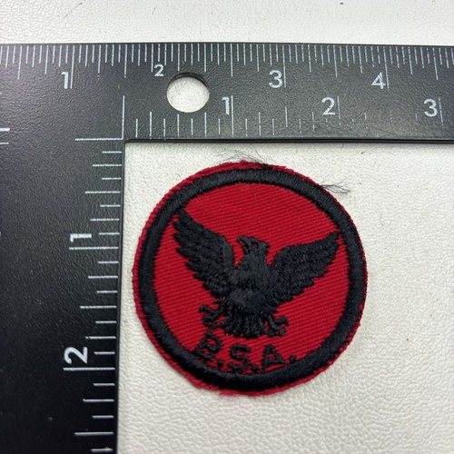Vintage Red Black Boy Scouts FLYING EAGLE Twill Patch (Patrol Medallion) 001S | eBay
