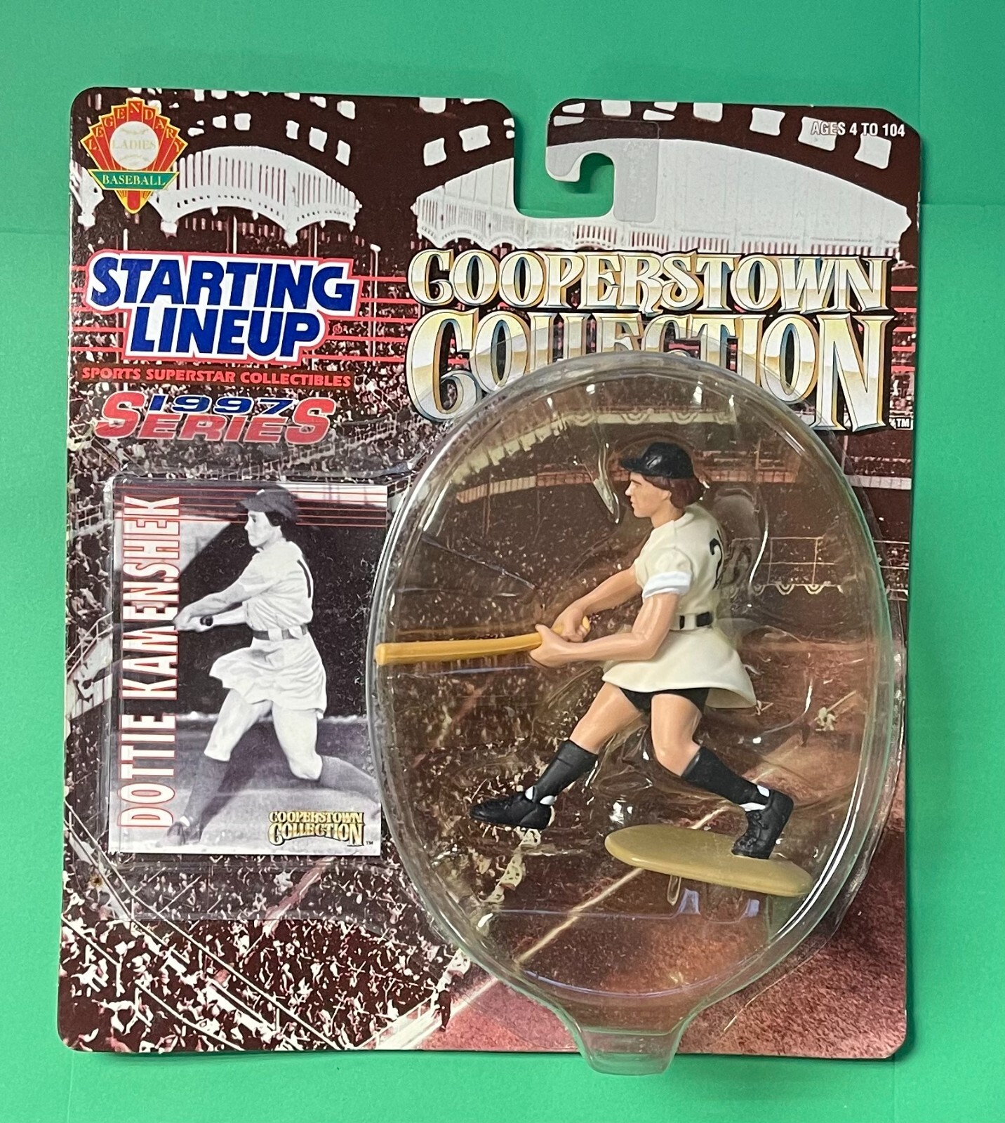 1997 STARTING LINEUP DOTTIE KAMENSHEK COOPERSTOWN COLLECTION FIGURE | eBay