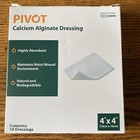 Pivot Calcium Alginate Wound Dressing All-Natural First Aid | 4X4 Box ...
