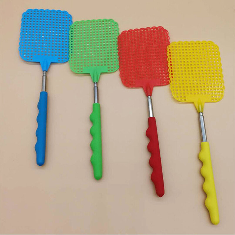 Pest Control Tools Extendable Flies Swatter Plastic Simple Pattern Fly ...