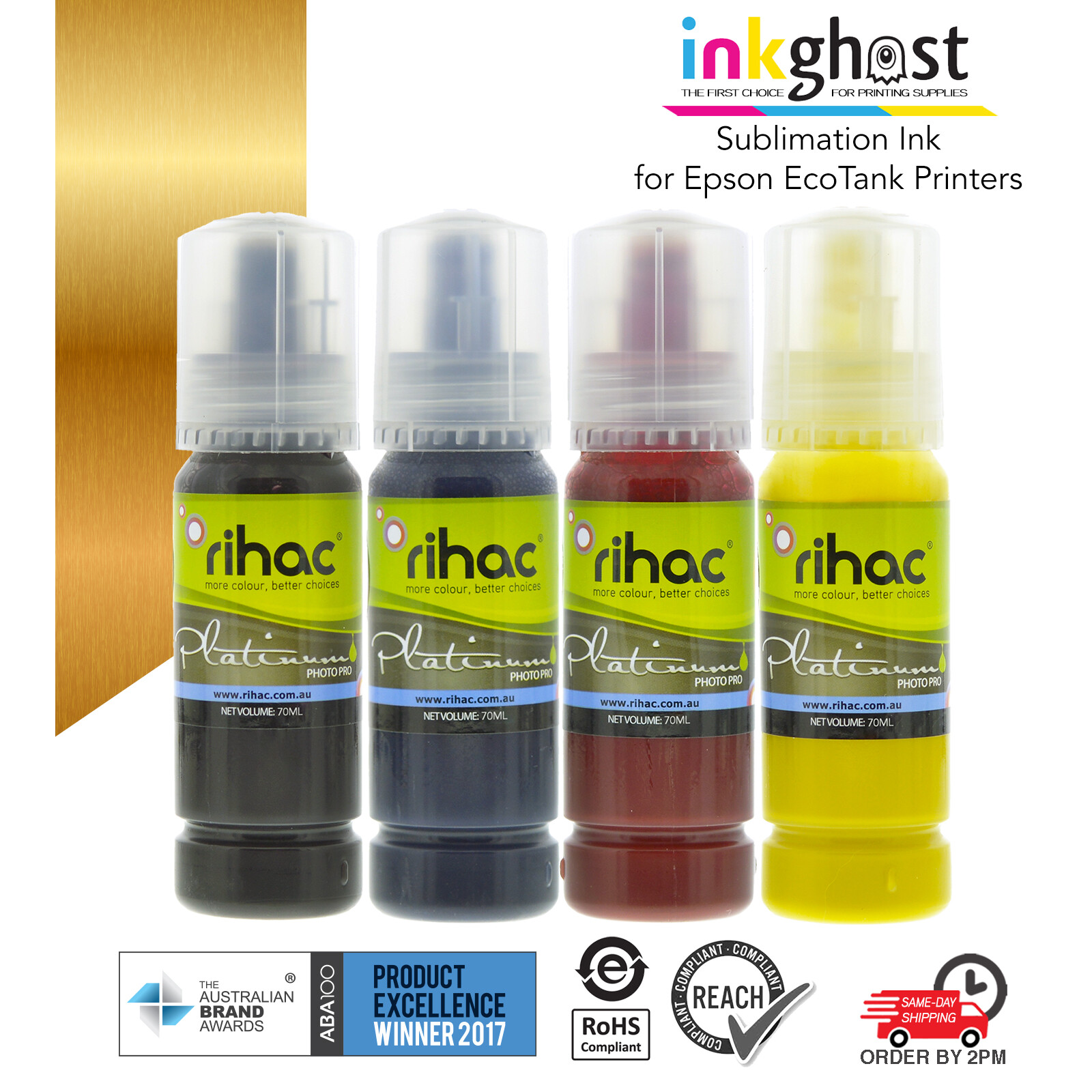 Sublimate Ink Suitable for Epson EcoTank 522 ET-2810 2811 1810 4800 sub ...