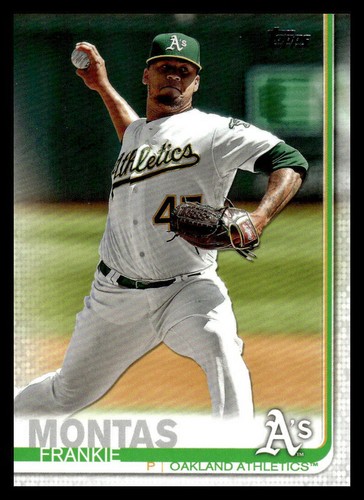2019 Topps Update Frankie Montas #US215 Oakland Athletics | eBay