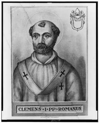 Clemens I PP Romanus,Saint Clement,of Alexandria,Coat of Arms,c1910 ...