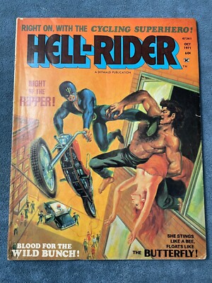 Hell-Rider #2 Skywald 1971 HTF Ghost Rider Prototype Rare Last Issue VG ...