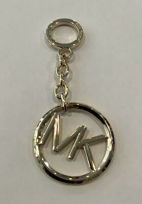 Michael Kors Gold MK Logo Charm Keychain | eBay