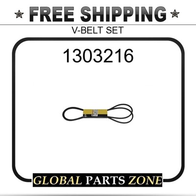 1303216 - V-BELT SET for Caterpillar (CAT) | eBay