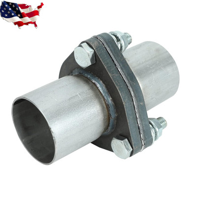 2" inch Exhaust Muffler Flange Repair Triangle Pipe Kit 3 Bolts ...