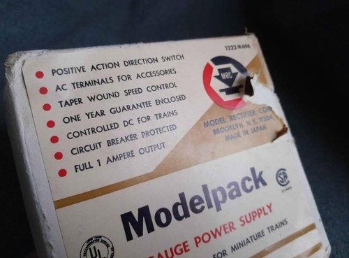 Vintage New In Package Modelpack 1222 N Gauge Model Railroad Power ...