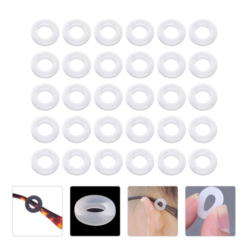 36 PCS Glasses Holder Anti-slip Ring Skid Eyeglasses Silicone Temple ...