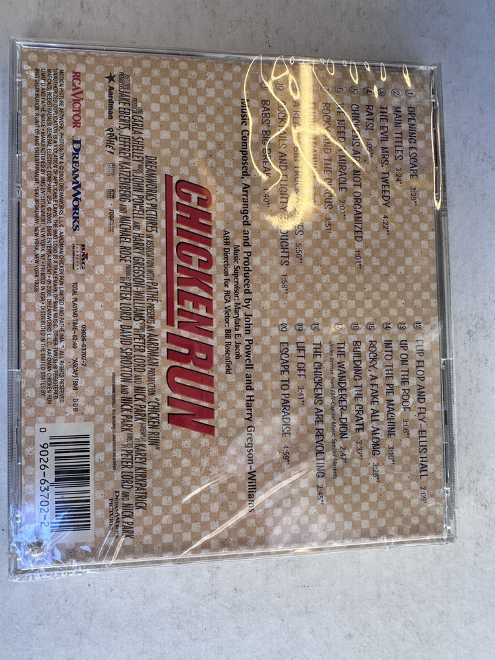 Chicken Run Original Motion Picture Soundtrack John Powell Composer ...