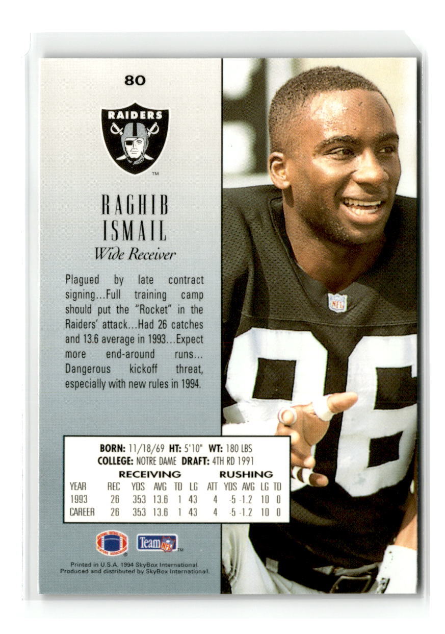 1994 Skybox Premium - #80 Rocket Ismail for sale online | eBay