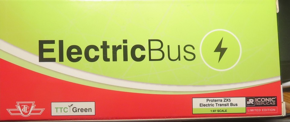Iconic Replica-HO-#870304 Proterra ZX-5 Bus - Toronto Transit ...