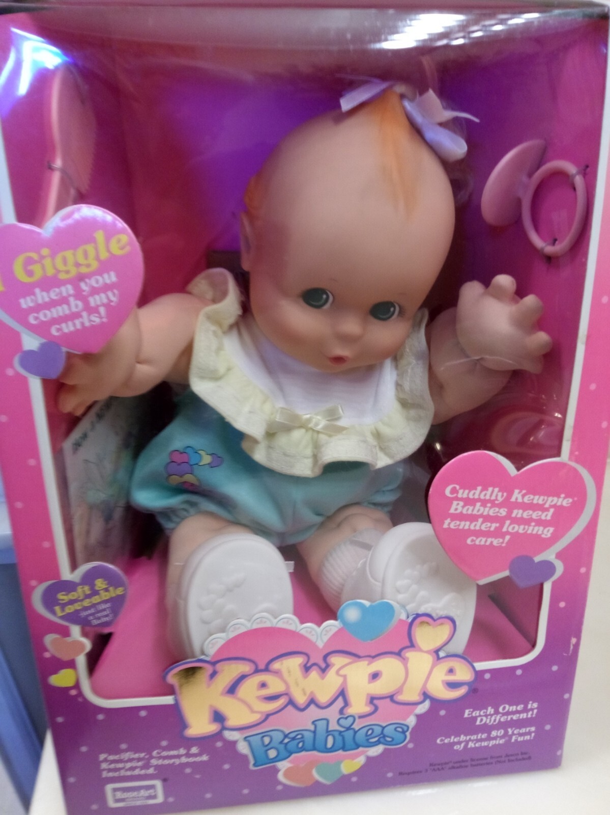 Vintage 1993 Kewpie Babies - Giggles when hair is combed, Soft Body ...
