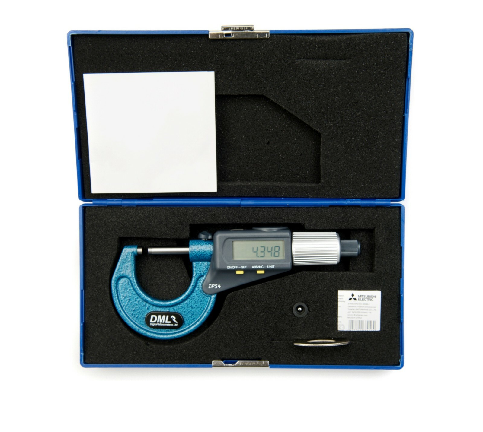 DML IP54 0-30mm Double Display Digital Micrometer Left & Right Hand 1.2 ...