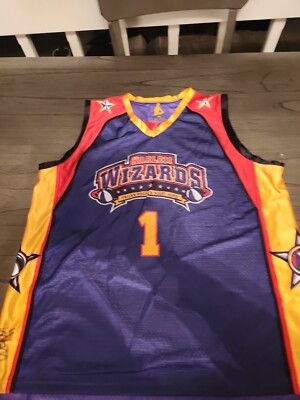 Harlem Wizards Autographed Basketball Jersey BROADWAY Al | eBay