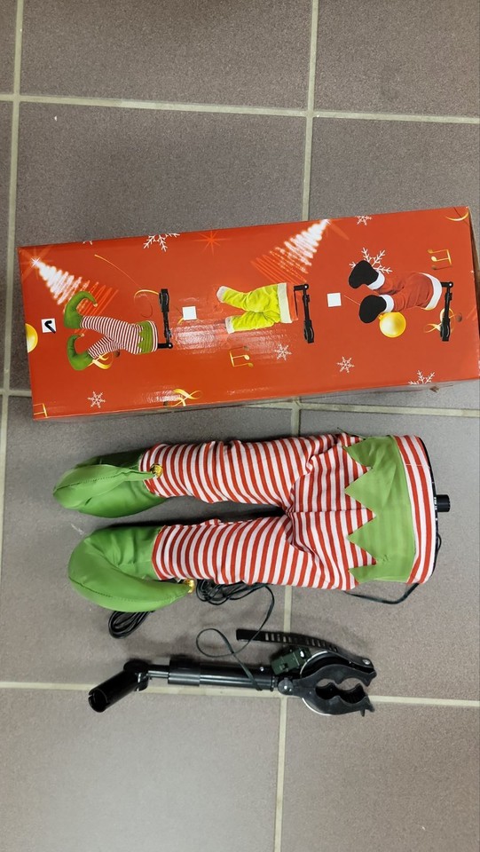 Wizardi Animated Elf Legs Kickers. Christmas Decor F07M4-30-W232B | eBay
