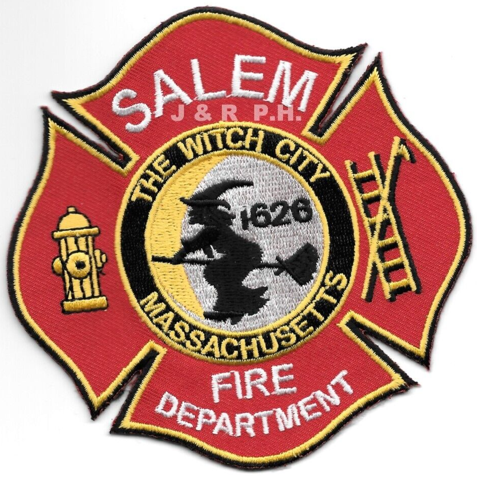 Salem Fire Dept., Massachusetts "Witch City - 1626" (4" x 4" size) fire ...