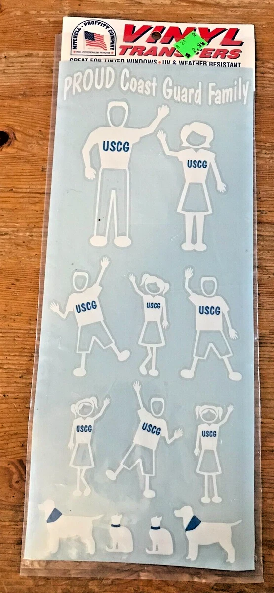 Coast Guard Window Decals