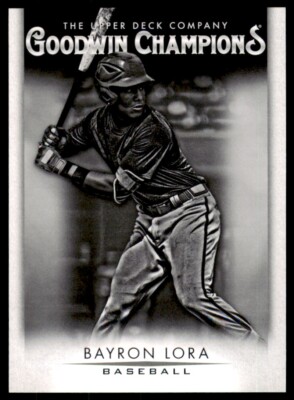 2021 Goodwin Champions Black & White Parallel #49 Bayron Lora Auto ...