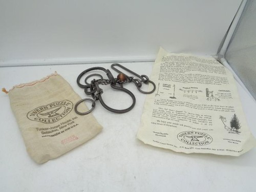 Tavern Puzzle Collection DOUBLE TROUBLE Cast Iron Bar Teaser Trucker ...