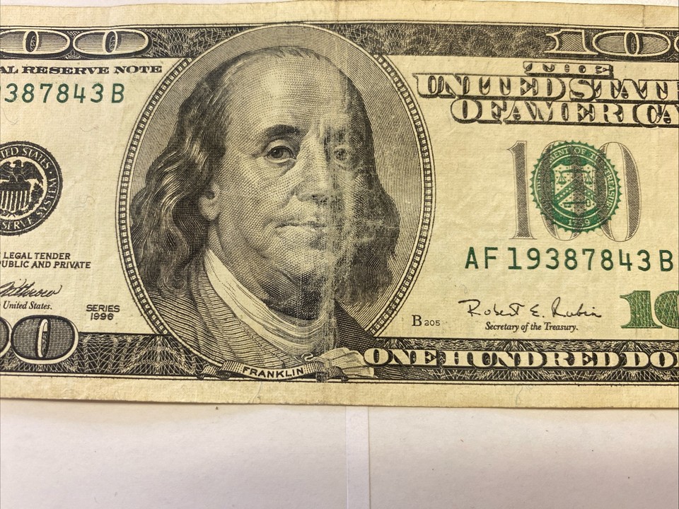 1996 100 dollar bill note | eBay