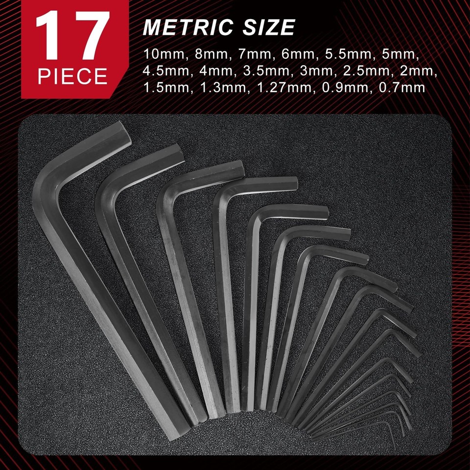 35-Piece Allen Wrench Sets Metric and Standard Hex Key Set, Allen Key ...