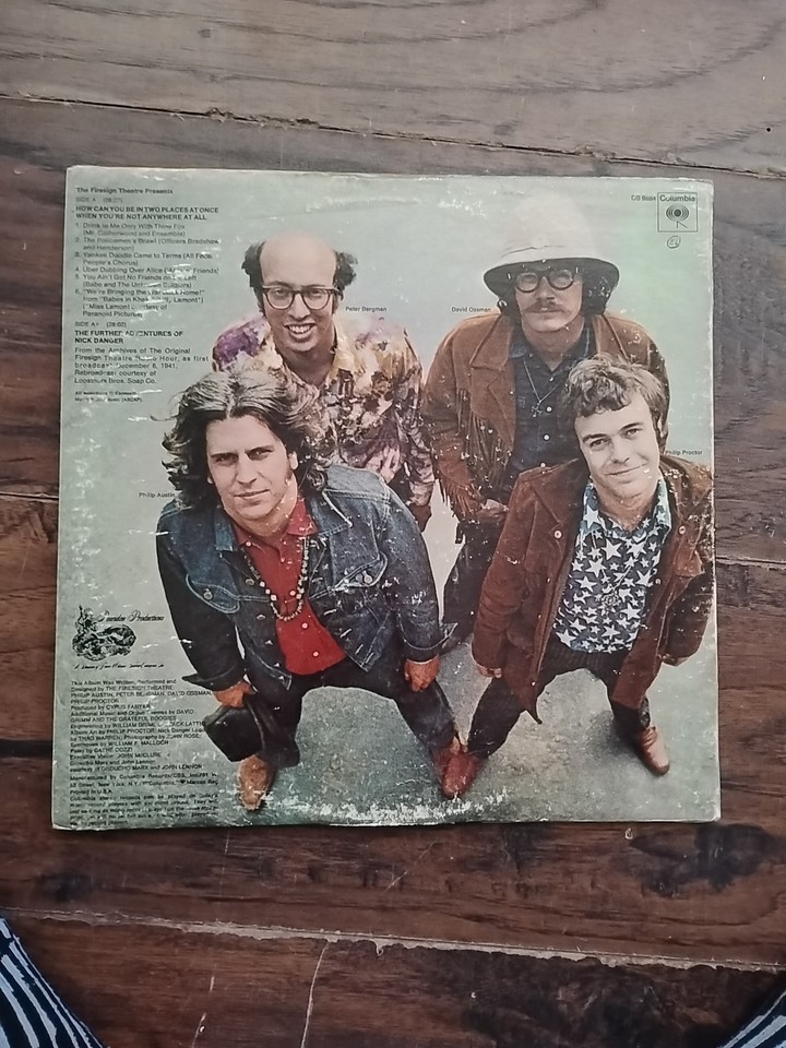 The Firesign Theatre How Can You Be … Record LP, -) Columbia, CS 9884 ...