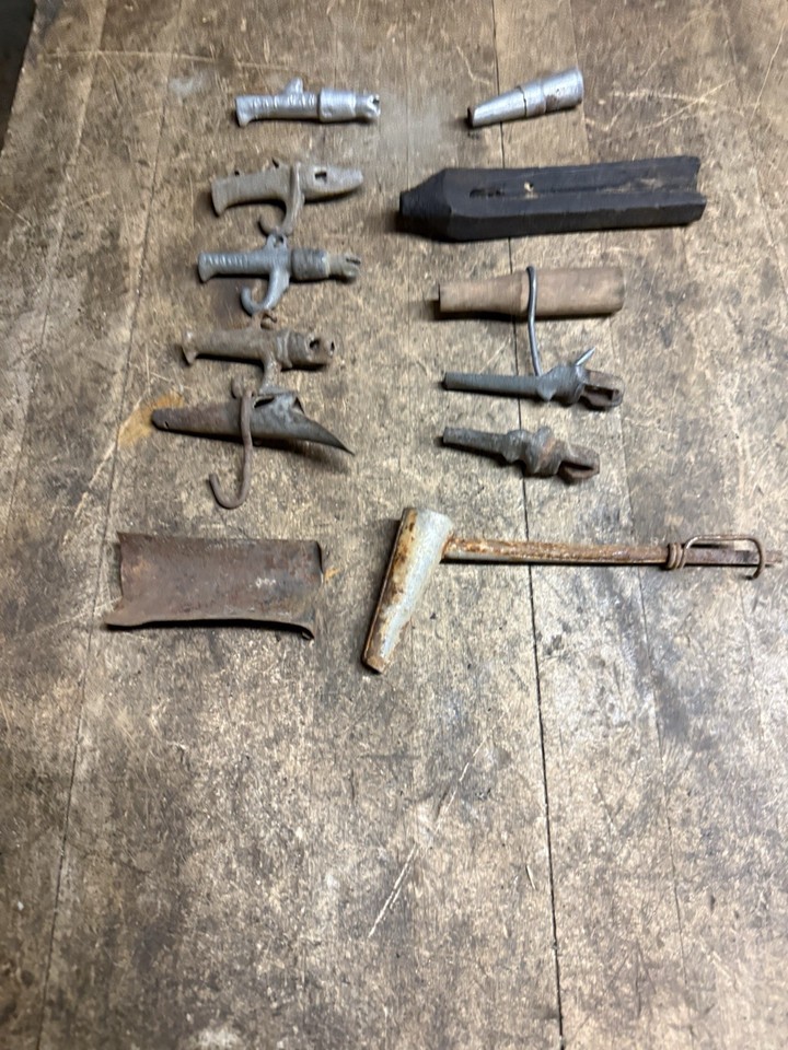 Antique Rare Unknown Vermont VT Cast Iron Tin Maple Tree Sap Taps ...