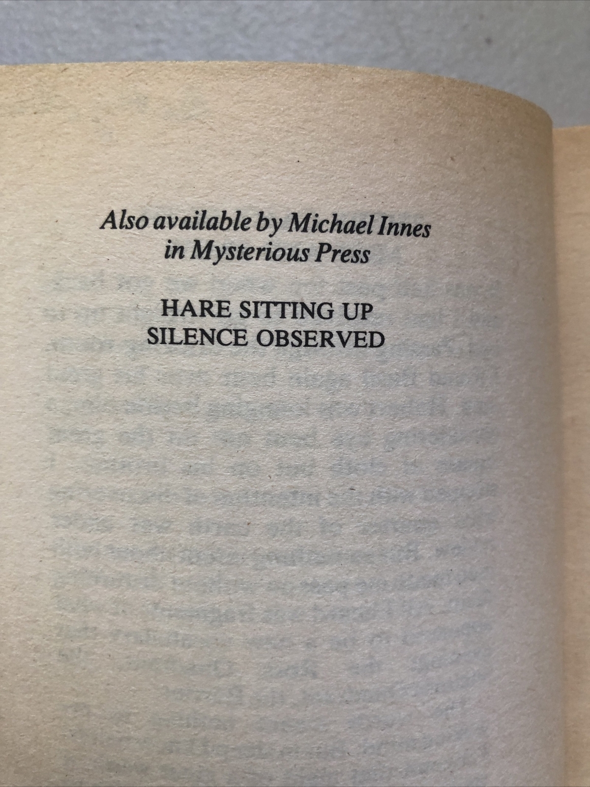There Came Both Mist And Snow: By Michael Innes Paperback, 1988 ...