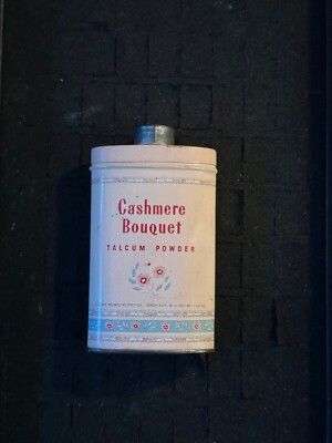 Colgate Palmolive Peet Co. Cashmere Bouquet Talcum Powder Tin 1948 ...