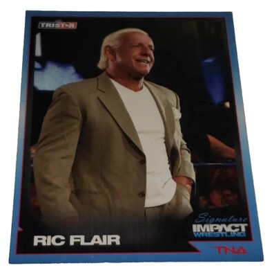 2011 TRISTAR TNA Signature Impact #2 Ric Flair Wrestling Trading Card ...