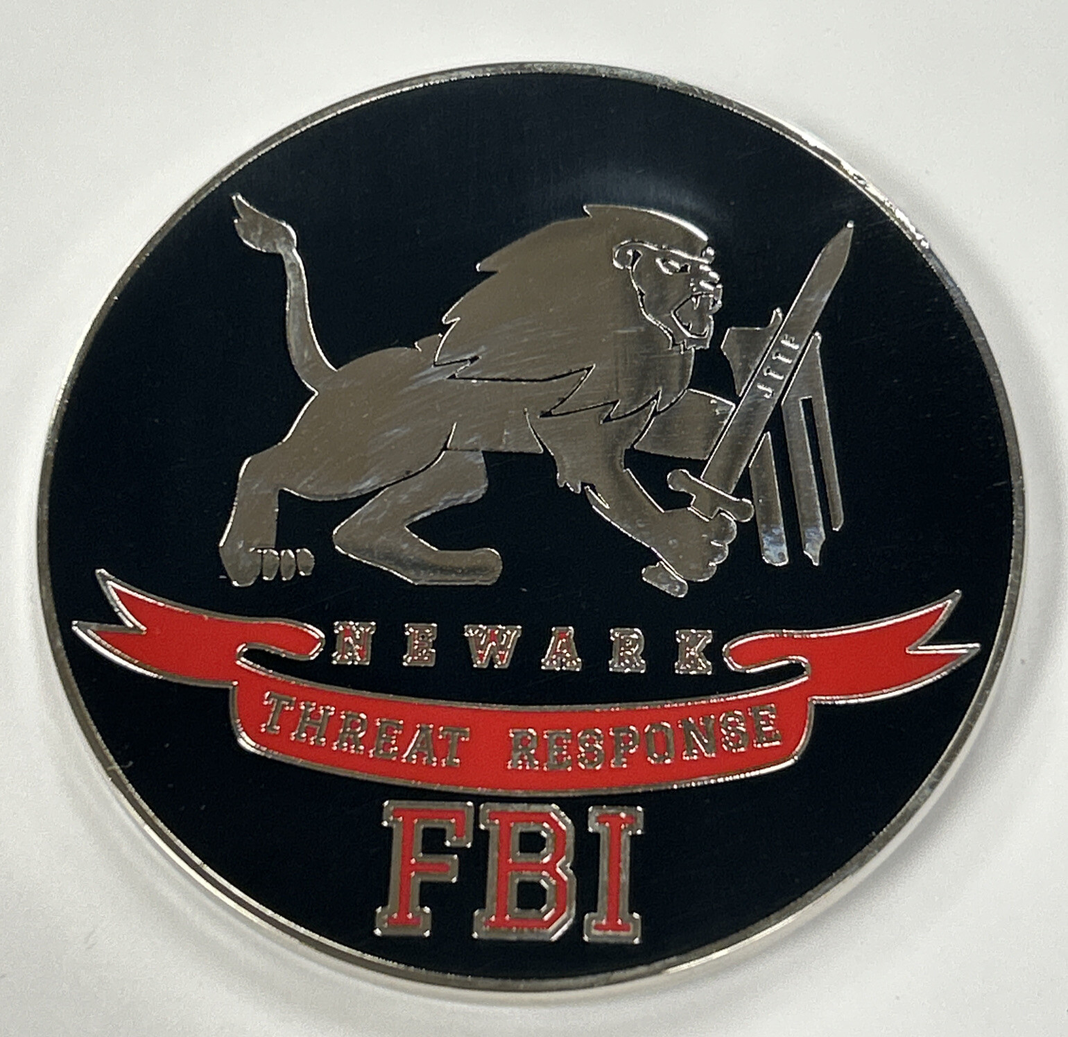FBI Newark Division JTTF CT-3 Threat Response Challenge Coin | eBay